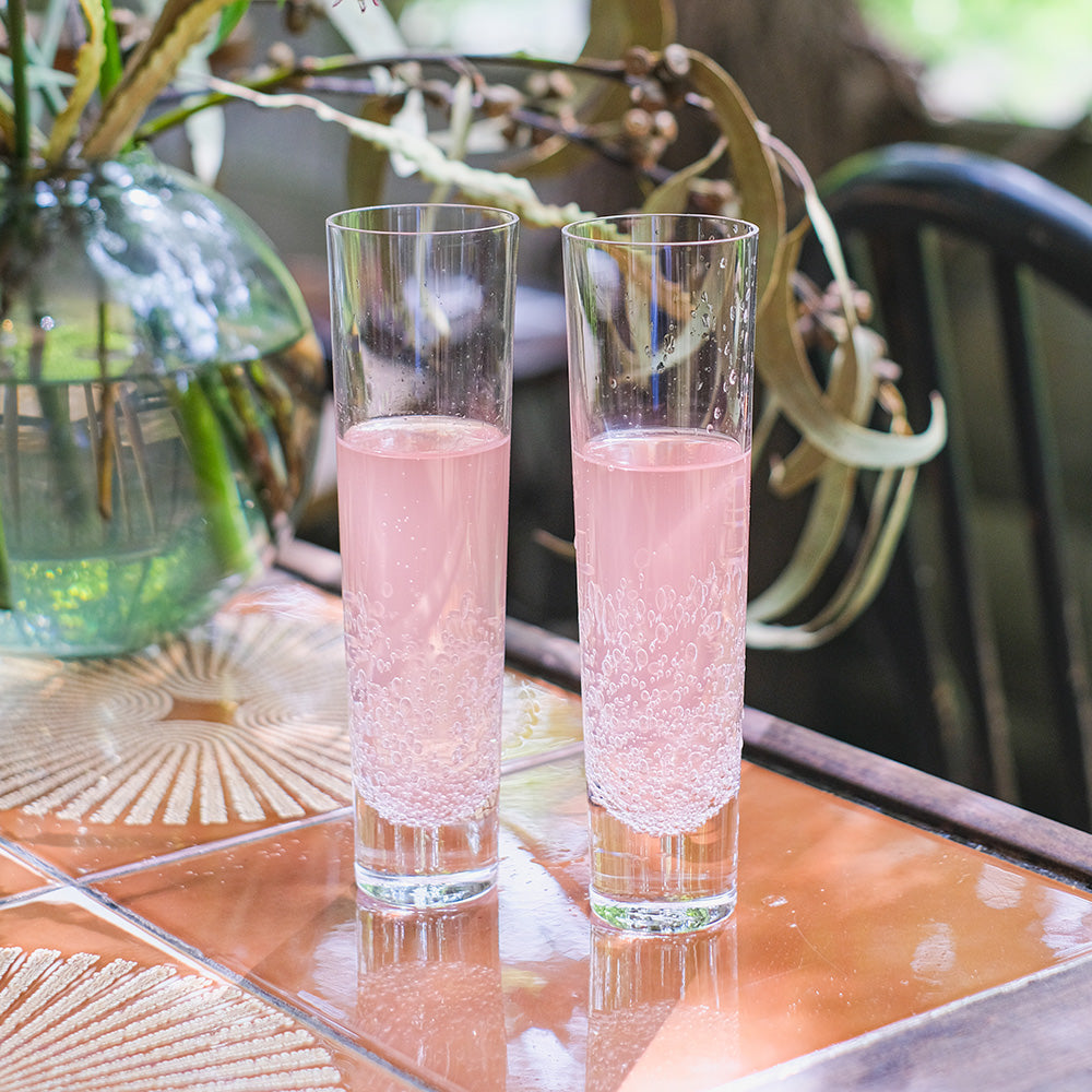 Sghr Sugahara | SghrA WA GLASS Cylinder Champagne – 朱 SHU. by Vermillion